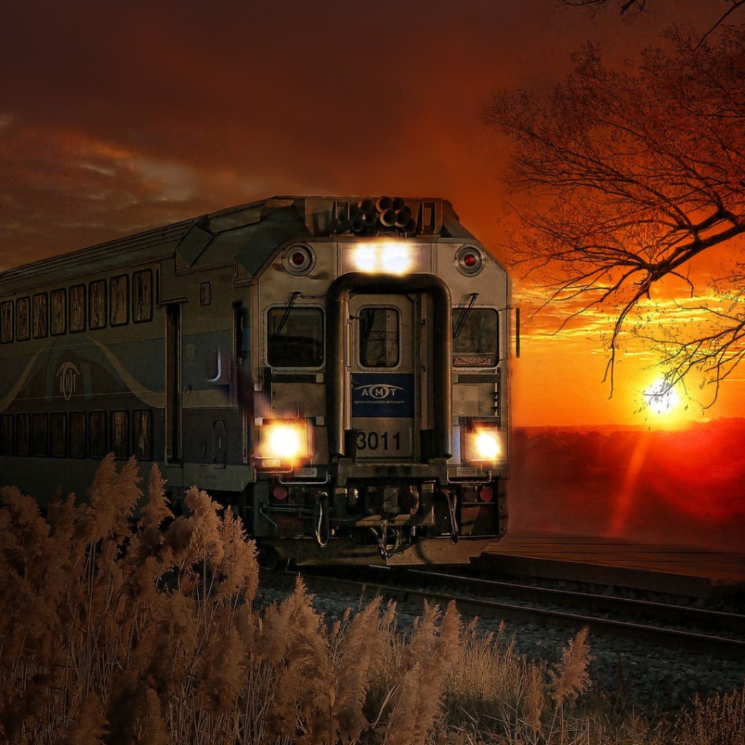Fall Asleep Fast: Sleepy Train Ride by Lisa Whatley (58m 56s) - Aura