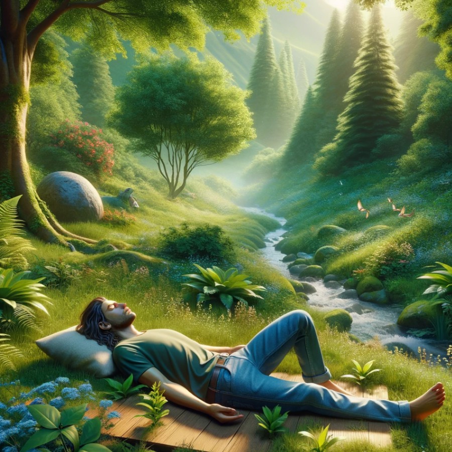 Chill & Body Scan (With Music) by Vinita Temmert (15m 57s) - Aura